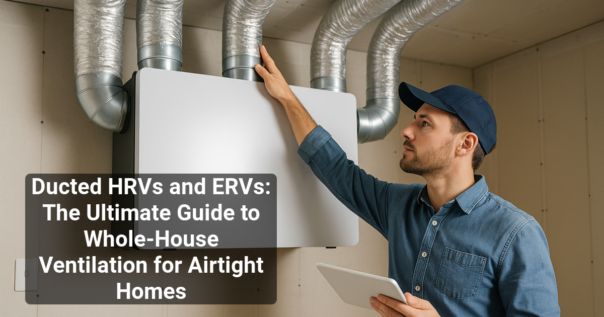 Ducted HRVs and ERVs: The Ultimate Guide to Whole-House Ventilation for Airtight Homes